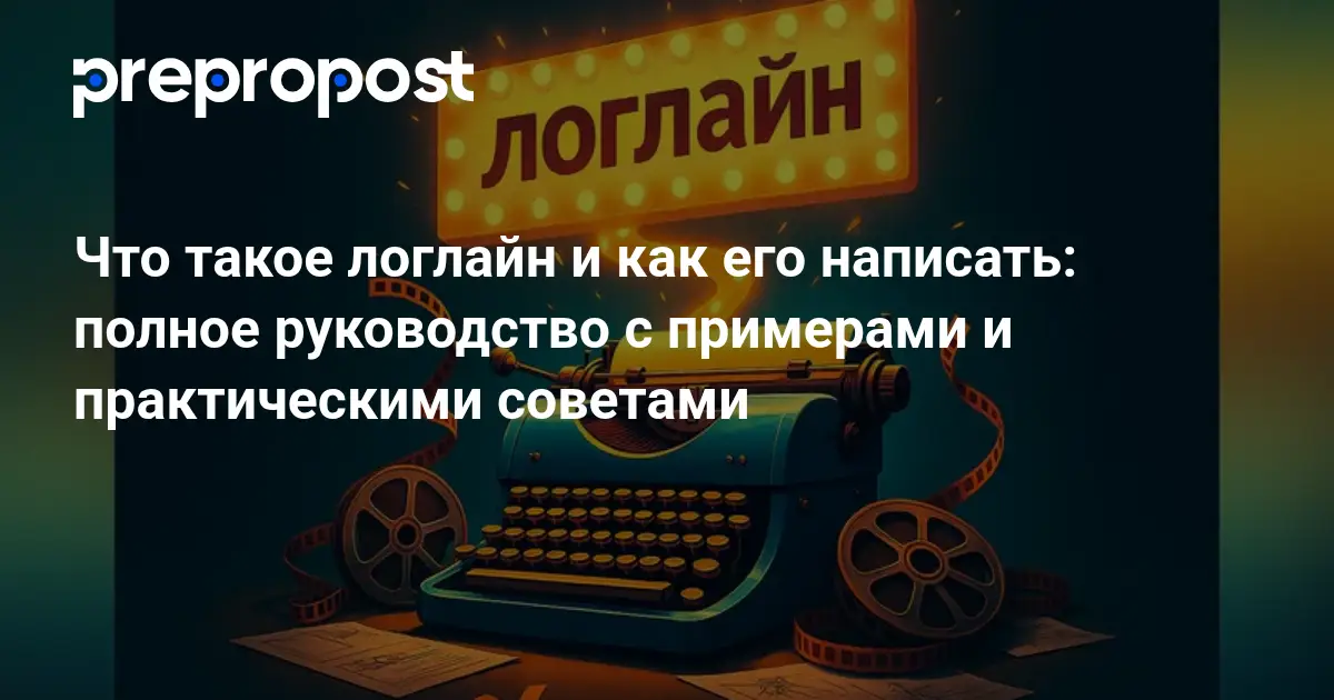 Что такое логлайн и как его написать: полное руководство с примерами и практическими советами ...